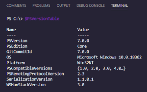Using PowerShell 7 in VS Code | rnelson0